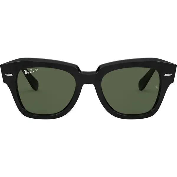 Ray-ban State Street Square Sunglasses - Black