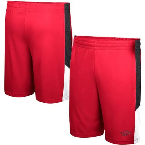 COLOSSEUM Arkansas Razorbacks Very Thorough Shorts - Cardinal