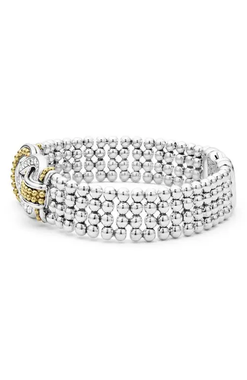 Lagos Newport Flat Beaded Bracelet