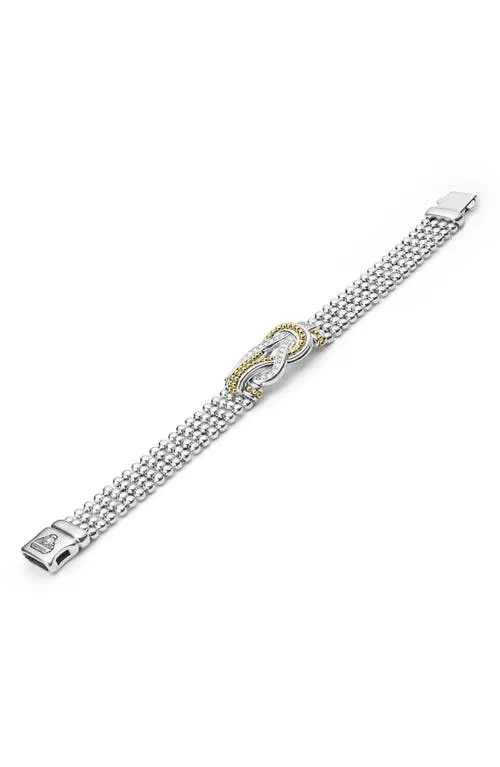Lagos Newport Flat Beaded Bracelet