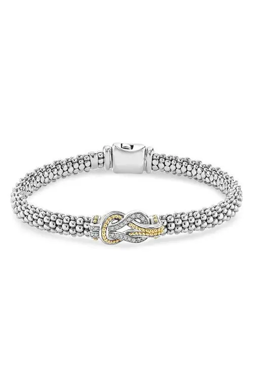 Lagos Newport Rope Bracelet - Diamond