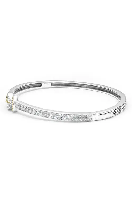 Lagos Newport Pavé And Gold Bangle