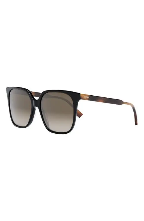 Fendi 59mm Geometric Sunglasses