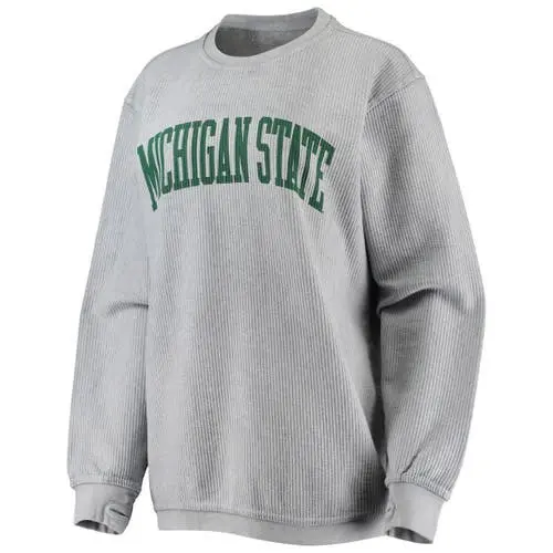PRESSBOX Michigan State Spartans Pullover Sweatshirt