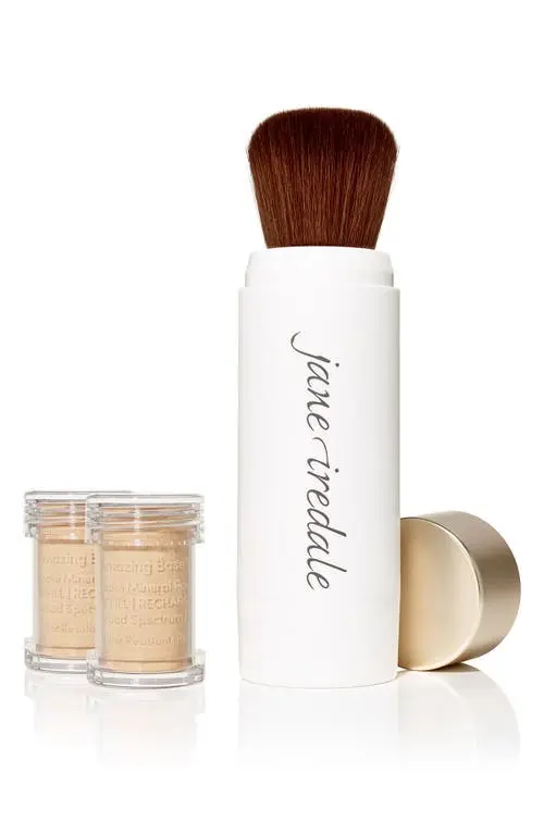 Jane Iredale Amazing Base® Loose Mineral Powder Spf 20 Refillable Brush - Amber
