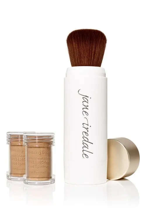 Jane Iredale Amazing Base® Loose Mineral Powder Spf 20 Refillable Brush - Caramel