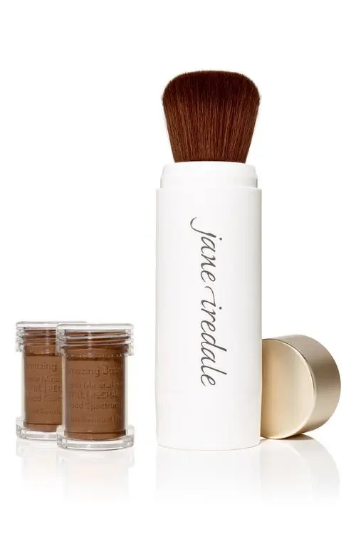 Jane Iredale Amazing Base® Loose Mineral Powder Spf 20 Refillable Brush - Mahogany