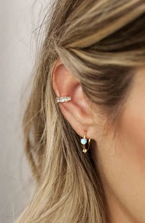 Ettika Crystal Ear Cuff - Gold