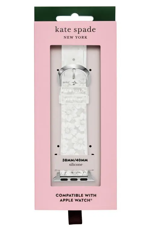 Kate Spade New York Floral Silicone 20mm Apple Watch® Watchband
