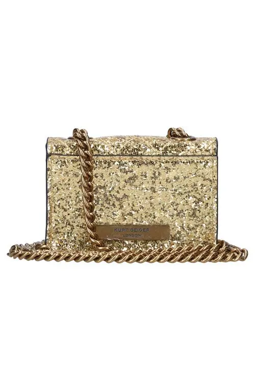 Kurt Geiger Kensington Glitter Quilted Crossbody Bag