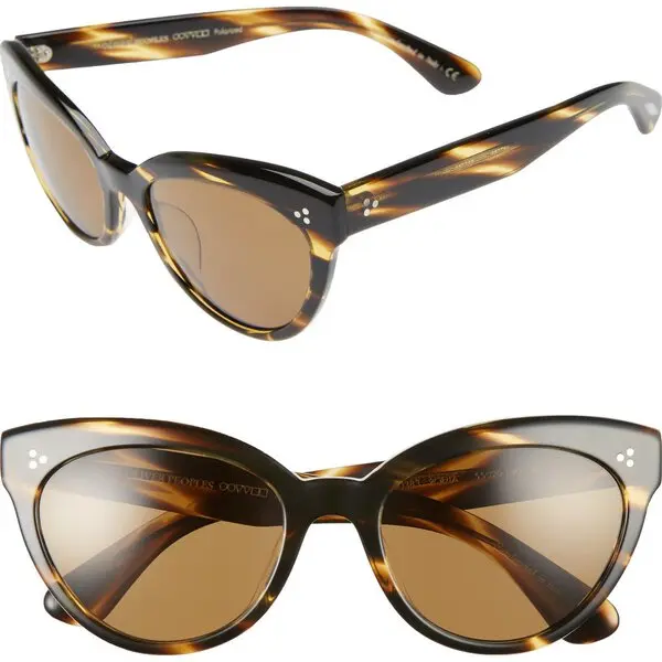 Oliver Spencer Roella Cat Eye Sunglasses - Brown