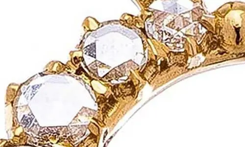Sethi Couture Crescent Diamond Pendant - Yellow