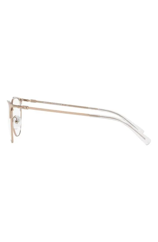 Armani Exchange 52mm Cat Eye Optical Glasses - Rose Gold