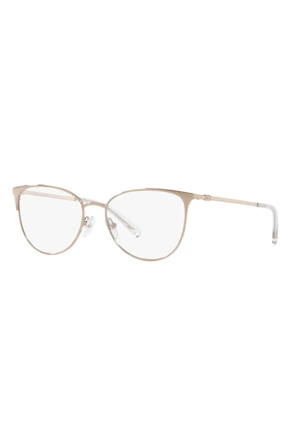 Armani Exchange 52mm Cat Eye Optical Glasses - Rose Gold