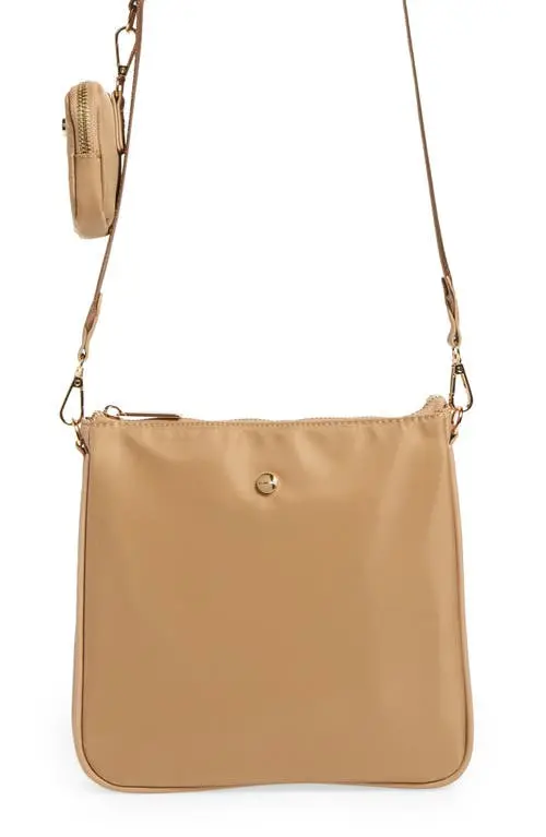 MALI + LILI Mackenzie Water Resistant Nylon Crossbody Bag