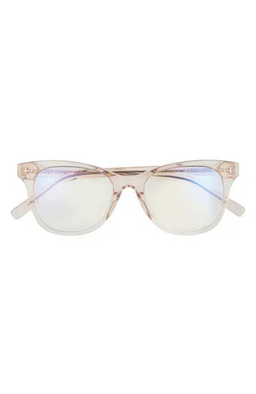 DIFF Carina 50mm Blue Light Blocking Glasses - Sandstone Crystal/beige