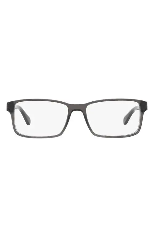 Polo Ralph Lauren Rectangular Optical Glasses - Black Crystal