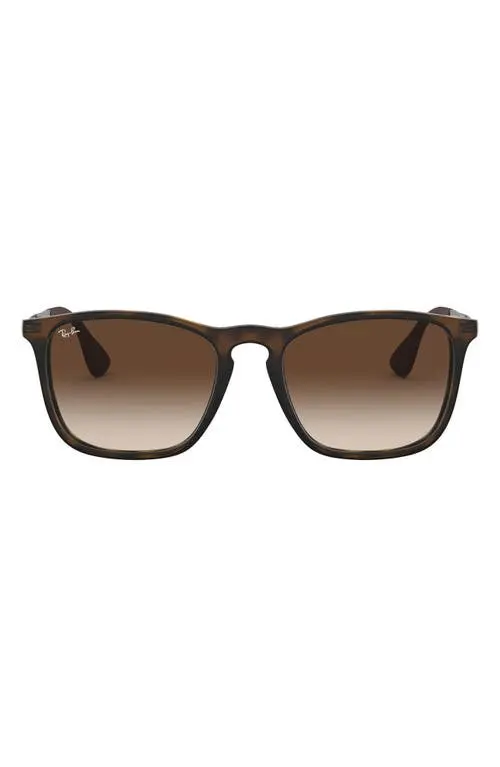 Ray-ban 54mm Gradient Square Sunglasses - Brown