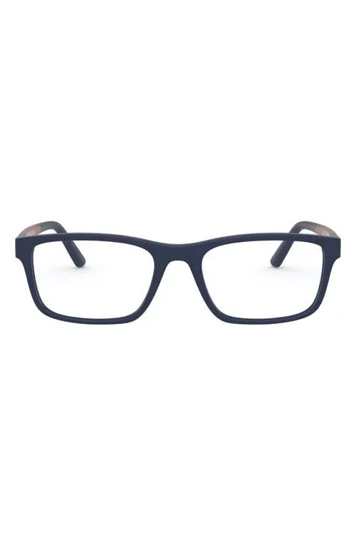 Polo Ralph Lauren Rectangular Eyeglasses - Matte Navy