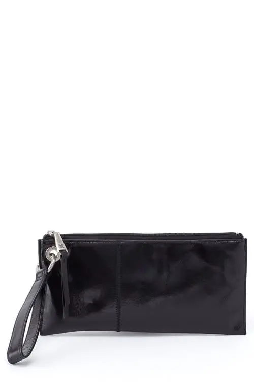 Hobo Vida' Leather Clutch - Black