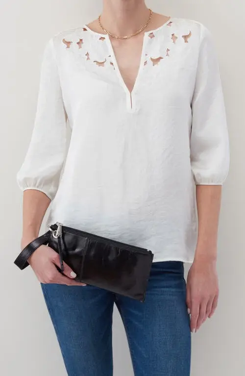 Hobo Vida' Leather Clutch - Black