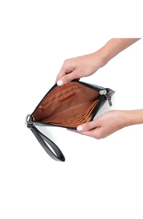 Hobo Vida' Leather Clutch - Black