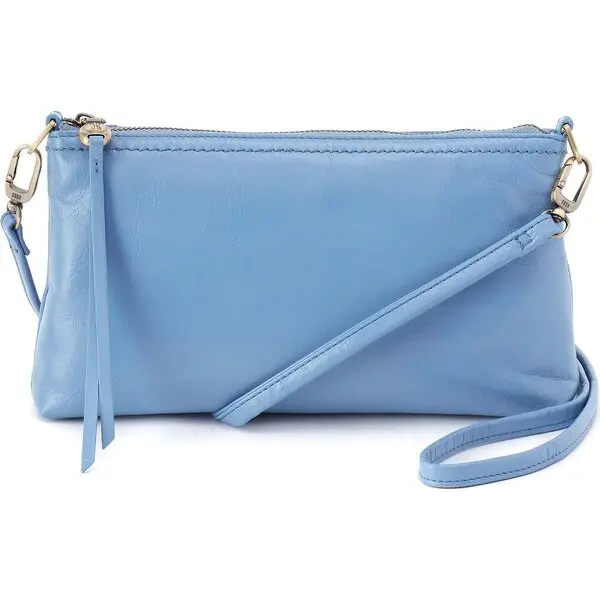 Hobo Darcy Convertible Leather Crossbody Bag - Faded Denim