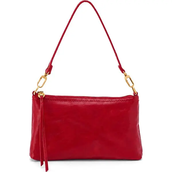 Hobo Darcy Convertible Leather Crossbody Bag - True Red