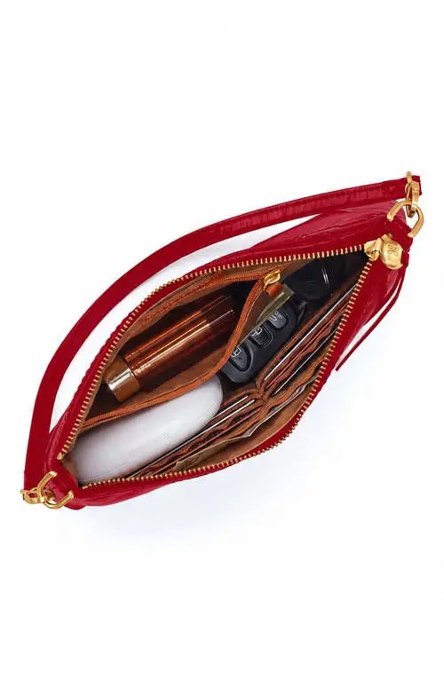 Hobo Darcy Convertible Leather Crossbody Bag - True Red