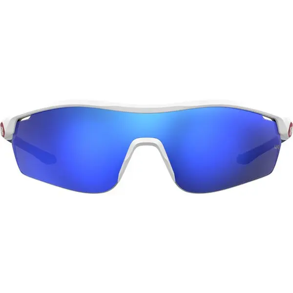 Under Armour 99mm Mirrored Sport Sunglasses - Matte White