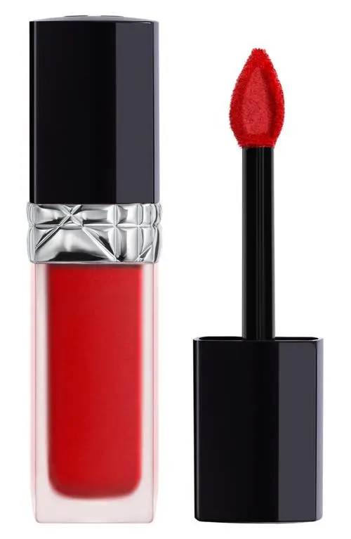 Dior Rouge Forever Liquid Transfer Proof Lipstick - 999 Forever Dior