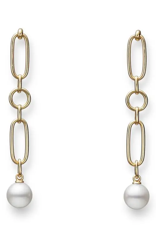 Mikimoto M Collection Cultured Pearl Drop Earrings - 18ky