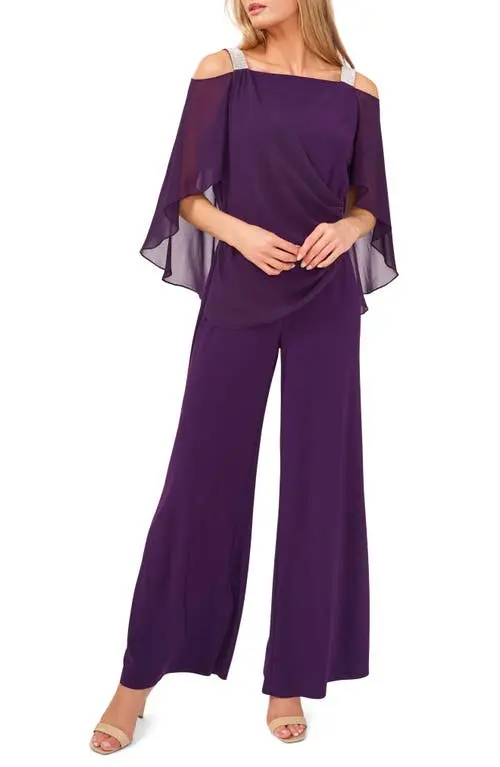 Chaus Blouson Cape Jumpsuit