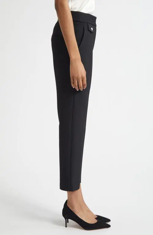 Veronica Beard Renzo Cropped Trousers - Black