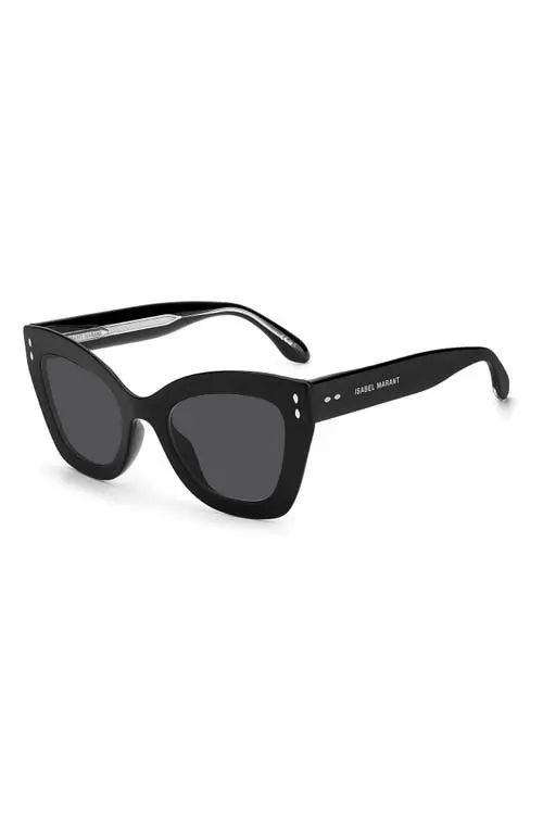 Isabel Marant Étoile 51mm Cat Eye Sunglasses - Black