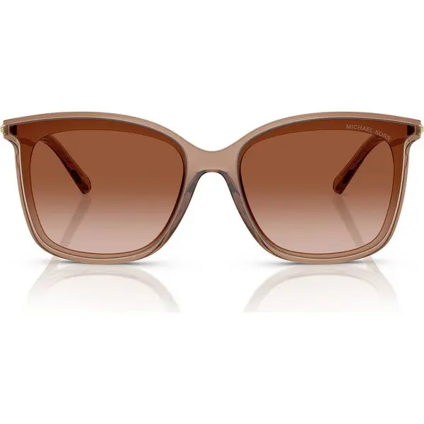 Michael Kors 61mm Square Sunglasses - Brown Grad