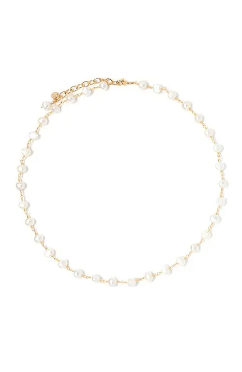 TESS + TRICIA Jamie Freshwater Necklace - Pearl