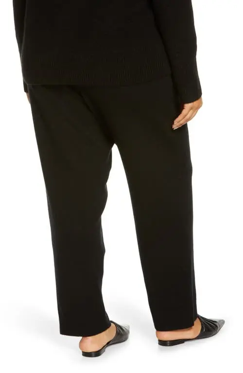 Vince Slim Fit Cashmere Pants - Black