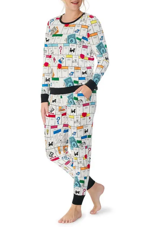 BEDHEAD PAJAMAS Bedhead Monopoly Organic Cotton Blend Jogger Pajamas