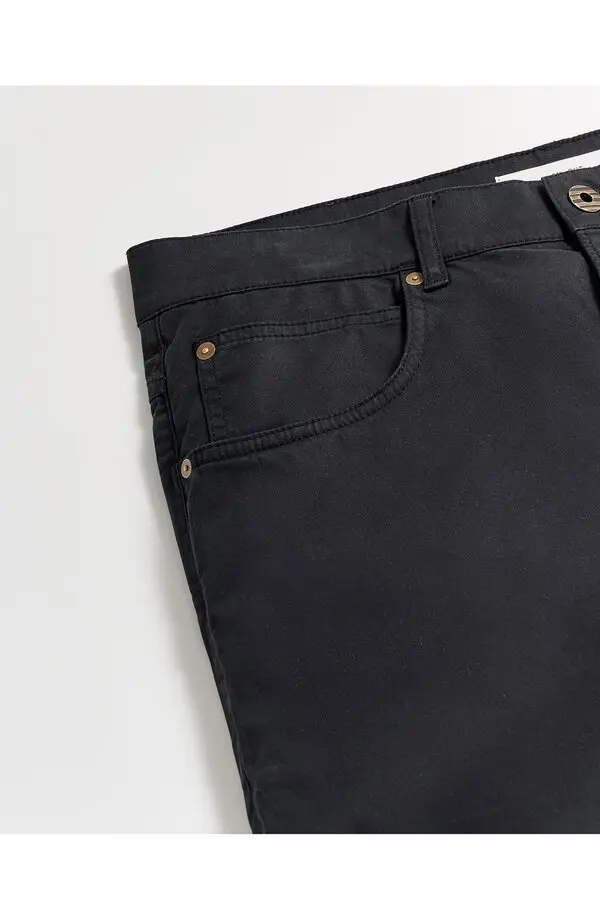 Billy Reid Stretch Cotton Five-pocket Pants - Black