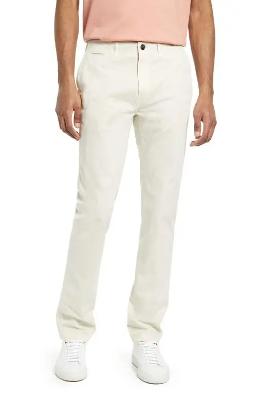 Billy Reid Stretch Cotton Straight Leg Chinos