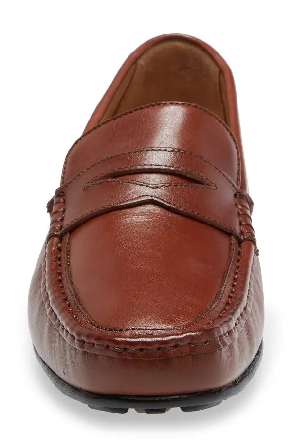 Nordstrom Lawson Driving Penny Loafer - Brown Dark