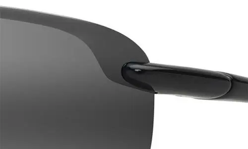 Maui Jim Hookipa Rectangle Sunglasses - Black/grey