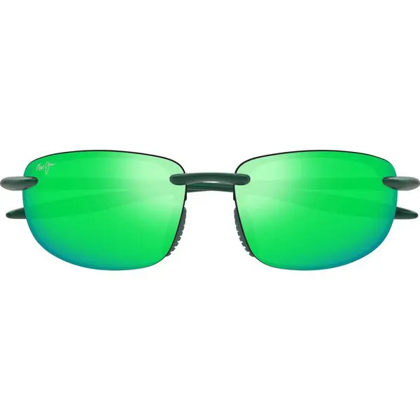Maui Jim Hookipa Rectangle Sunglasses - Green