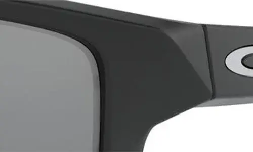 Oakley Gibston 61mm Wrap Sunglasses - Matte Black