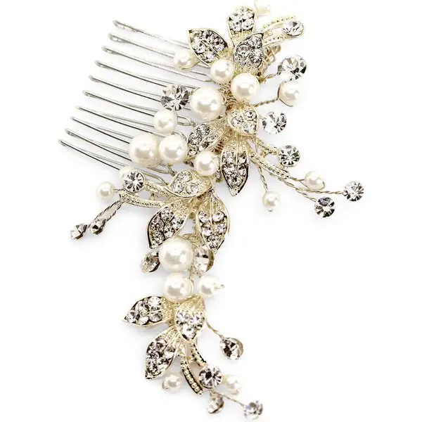 Brides & Hairpins Catherine Jeweled Hair Comb - Gold