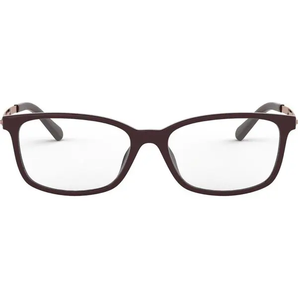 Michael Kors 54mm Rectangular Eyeglasses - Cordovan
