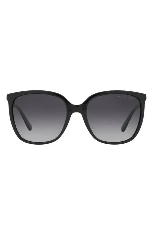 Michael Kors 57mm Gradient Cat Eye Sunglasses - Black
