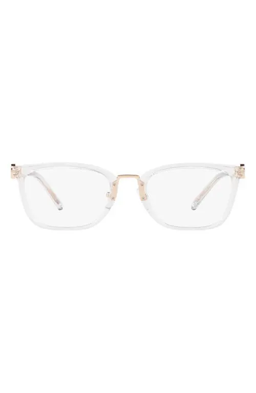 Michael Kors 52mm Square Eyeglasses - Crystal