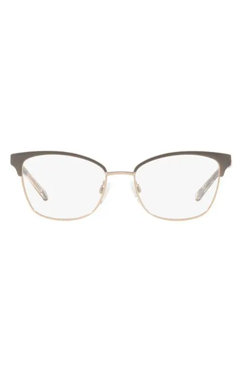 Michael Kors 51mm Cat Eye Eyeglasses - Matte Gunmetal